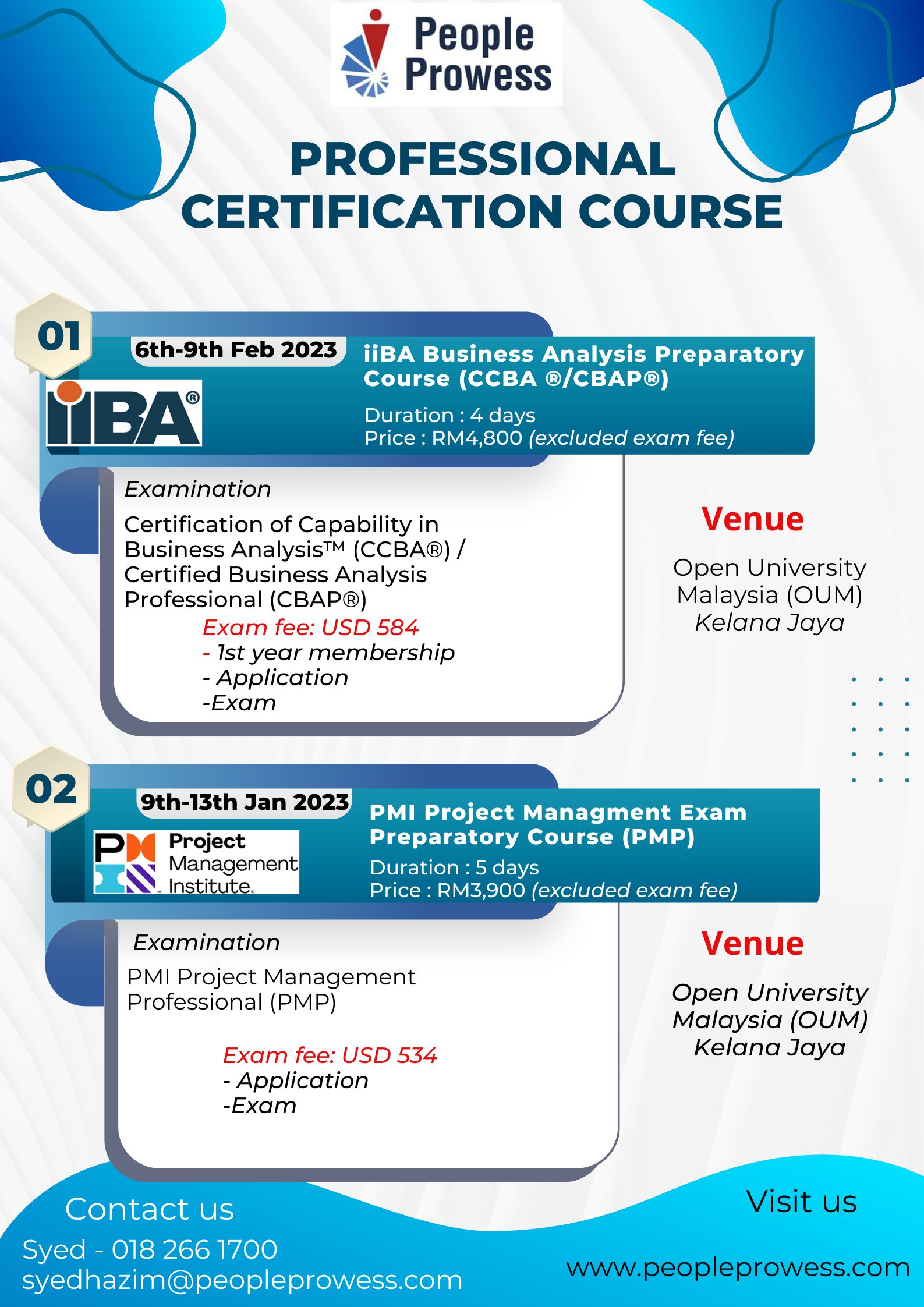 People Prowess - training, SAP & Dell certification, personal ...